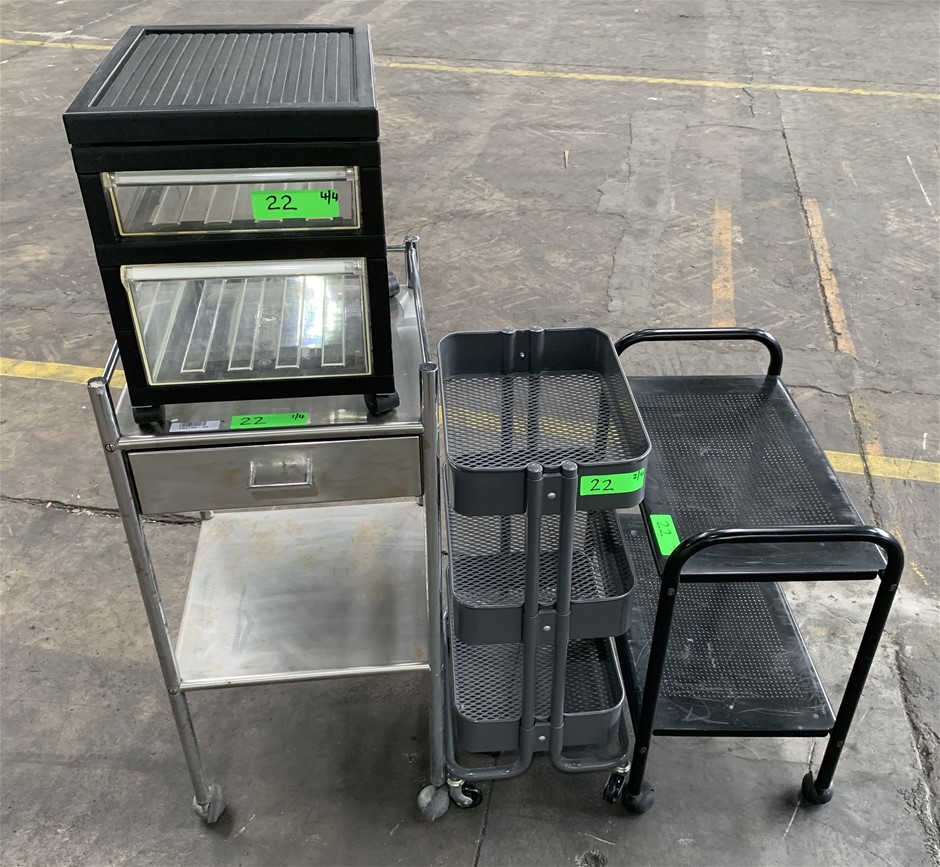 Assorted Mobile Office Trolleys Auction (0022-2543450) | Grays Australia