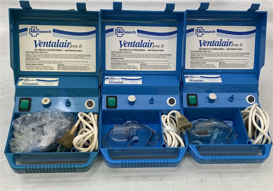 Assorted Medical Sundries 3 X Nebulisers (old) Voluma Auction (0050 ...