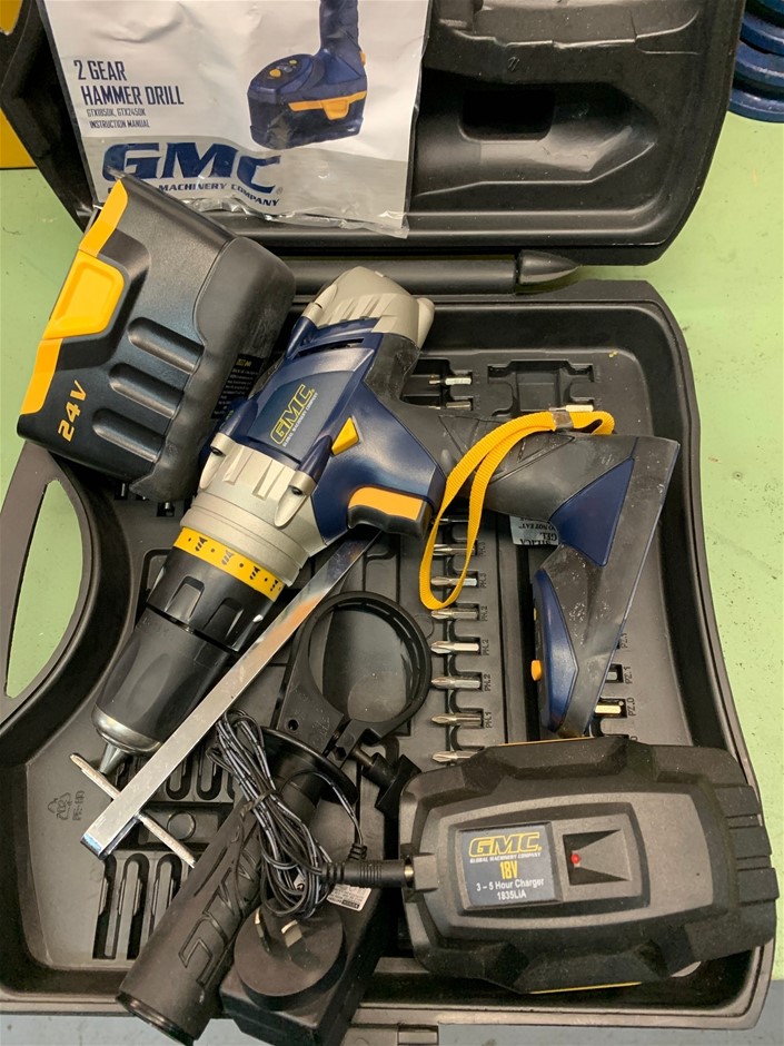 GMC Cordless Drill with Case Auction (0077-3021011) | Grays Australia
