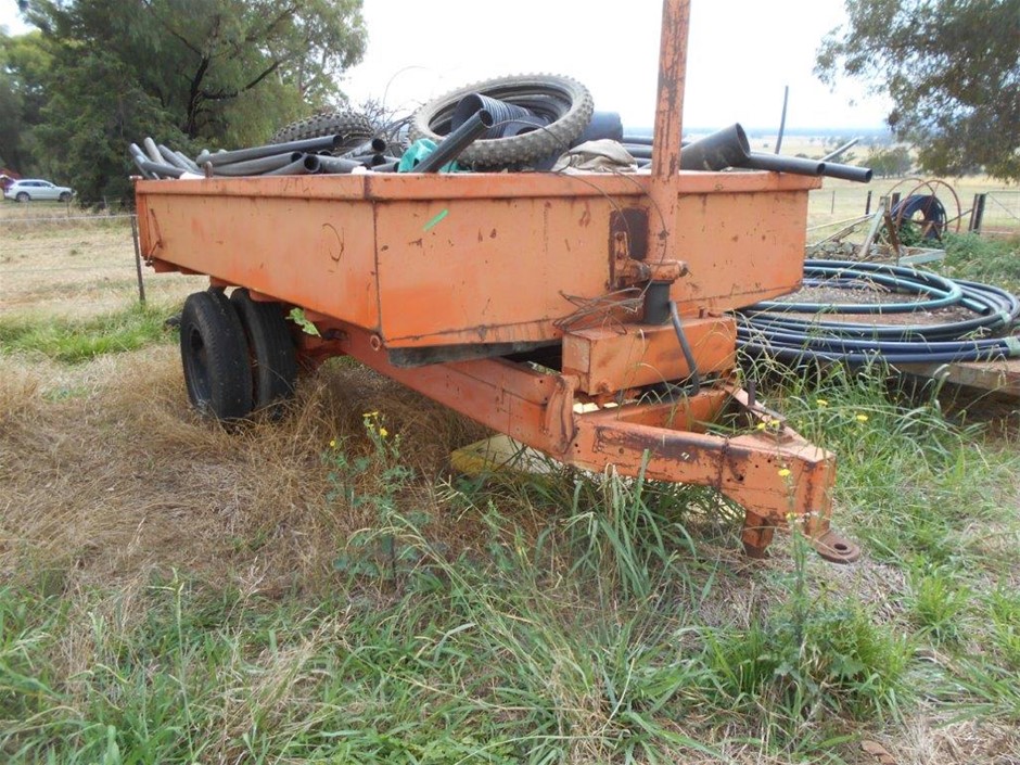 Steel Fabricated Farm Tipper Trailer Auction (0006-3020997) | Grays ...