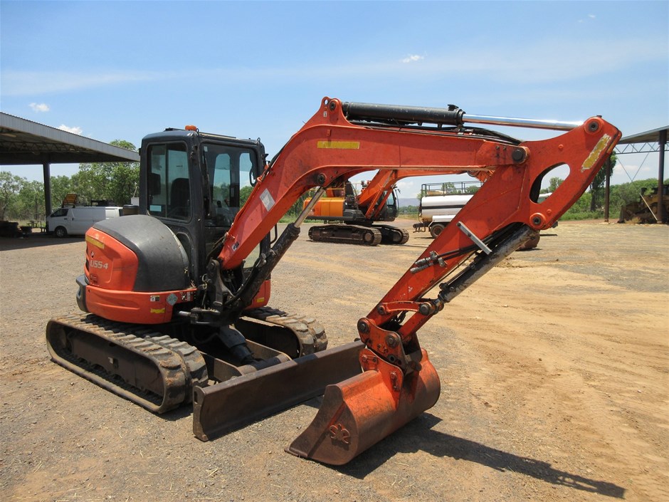 Kubota U55-4 Mini Excavator Auction (0011-9028884) | Grays Australia