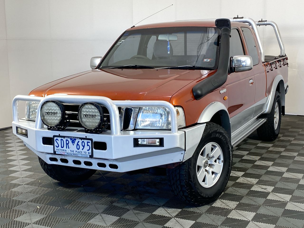 2002 Ford Courier XLT 4X4 SUPER CAB PG Turbo Diesel Manual Ute Auction ...