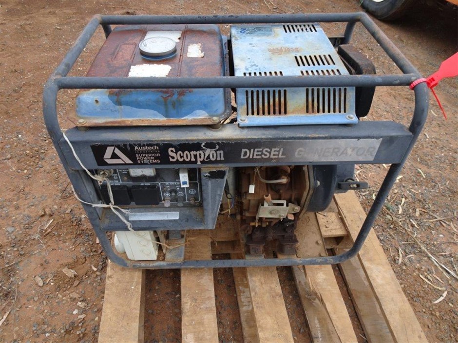 Scorpion Diesel Generator Auction (0019-8014702) | Grays Australia