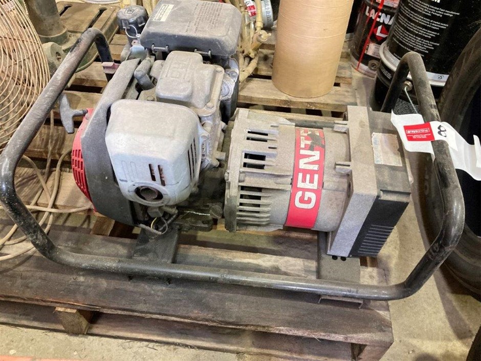 1x Gentec Petrol Generator Auction (0088-5047914) | Grays Australia