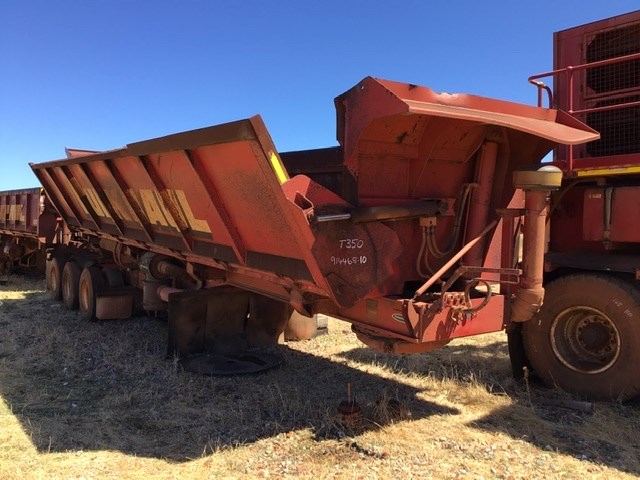 2004 Powertrans 2.5mtr Off-Road Tri Axle Side Tipper Trailer Auction ...