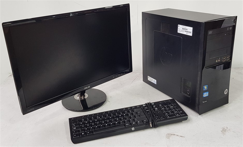 Hp Pro 3300 Series Mini Tower Desktop PC Auction (0016-5048503) | Grays ...