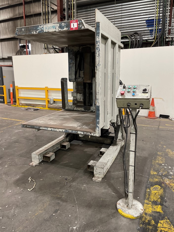 Cascade Pallet Rotator, Model 4P120, Hydraulic 3 phase power Auction ...
