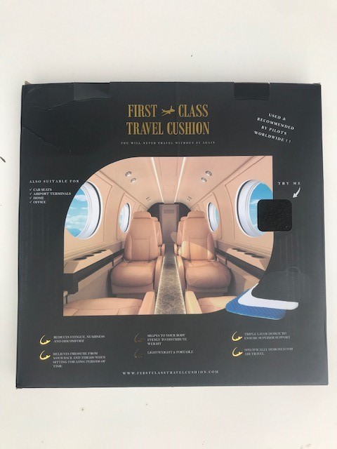 Box of 24 x Brand NEW First Class Travel Cushion For Seat Auction (0001 ...