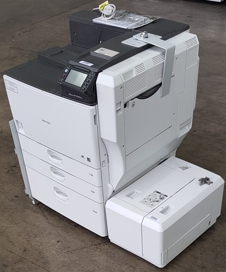 Ricoh Aficio SP 8300DN Black and White Laser Auction (0068-2188394 ...