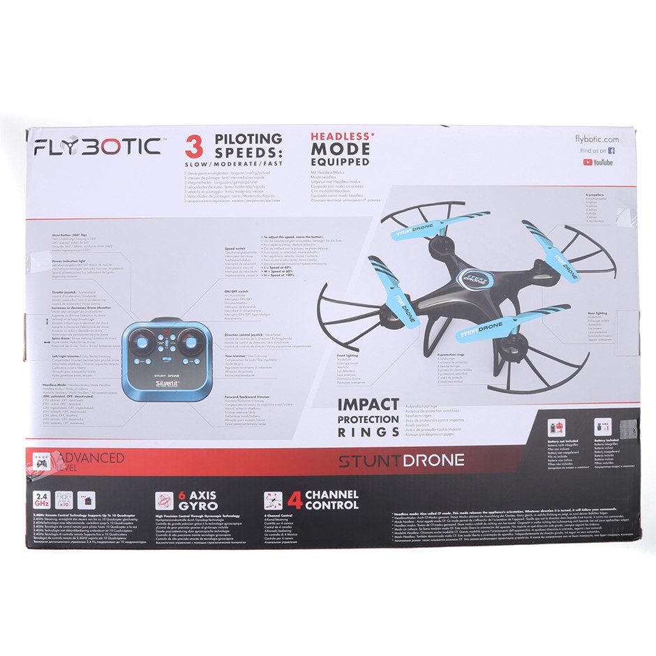 SilverLit Flybotic Stunt Drone Cascadeur 2.4 GHz, 33cm. Auction ...