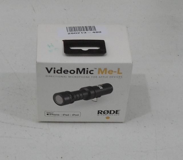 Rode Video Mic Me-L Directional Microphone For Apple Devices Auction ...