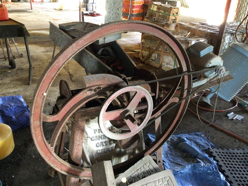 Old Time Electric Chaff Cutter Auction (0021-7039908) | Grays Australia
