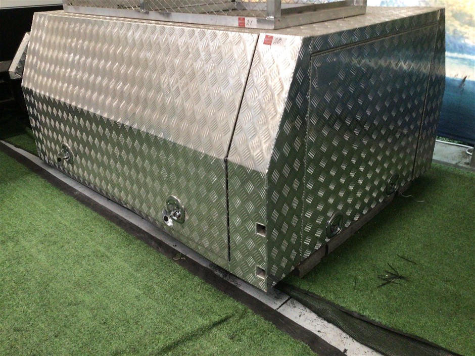 Aluminium Checker Plate Ute/Trailer Service Body Auction (0020-7038176 ...