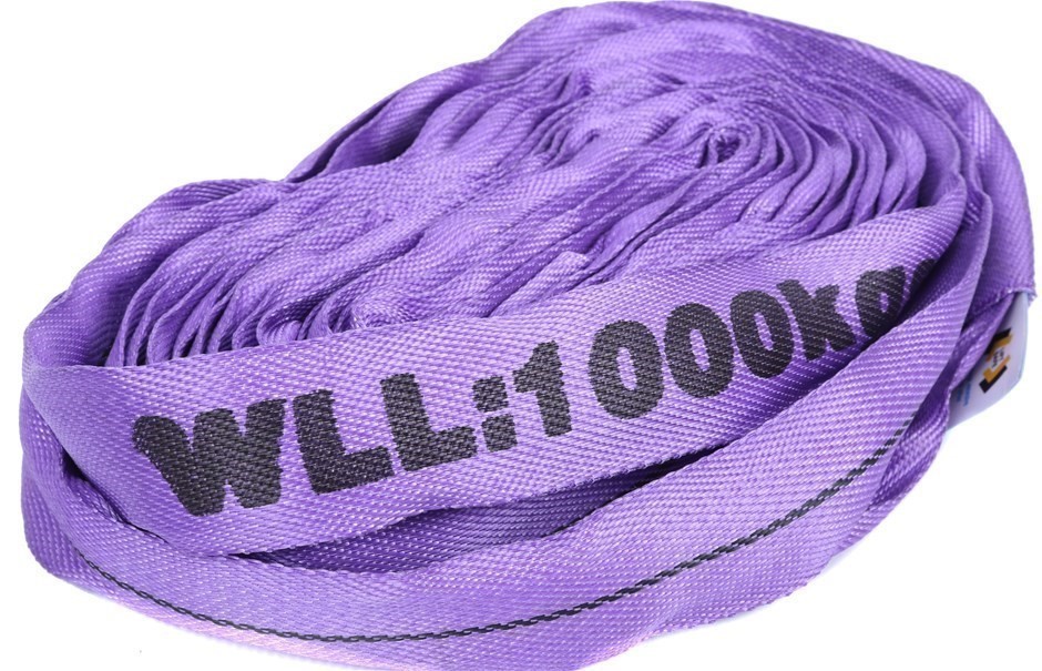 Round Lifting Sling, WLL 1,000kg x 4M (With Test Cert). Buyers Note ...