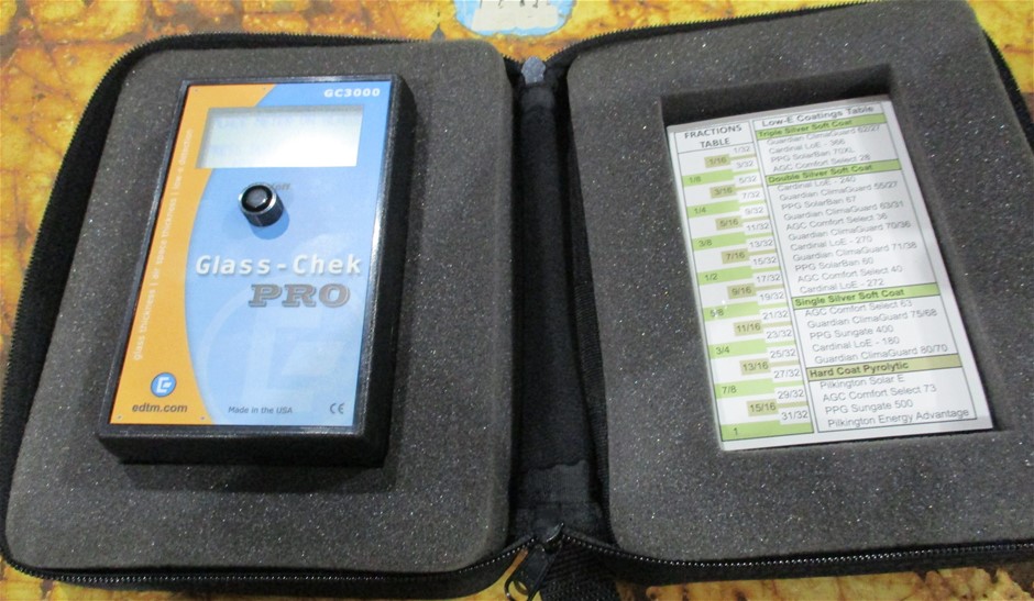 EDTM Glass-Chek Pro Metre Auction (0499-7038431) | Grays Australia