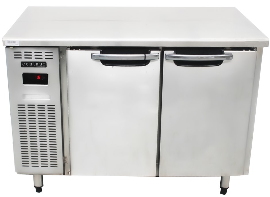 SKOPE CENTAUR COUNTER TOP 2 DOOR STAINLESS STEEL FRIDGE Auction (0048 ...