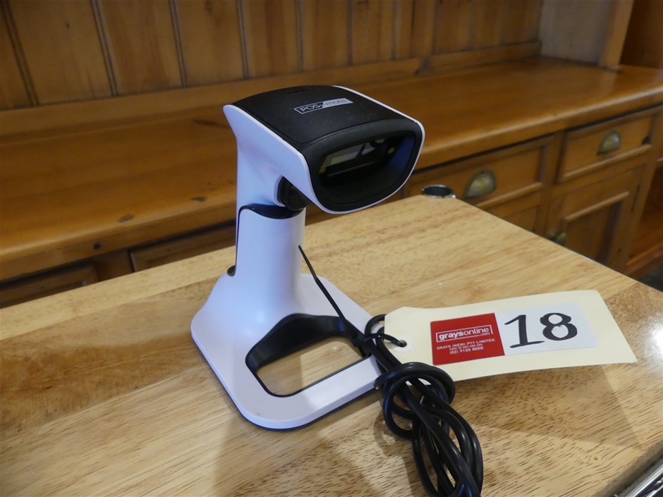 POS Mate PM-BC8T2D-W 2D Wireless Barcode Scanner Auction (0018-5048806 ...