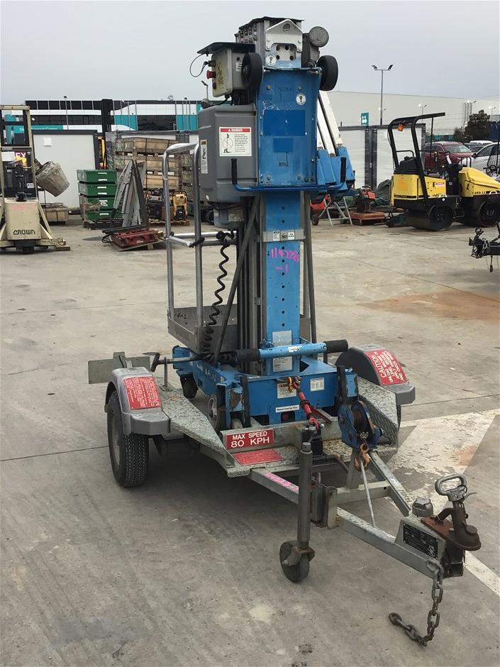 Genie AWP-25S Manlift with Custom Trailer Auction (0017-3022194 ...