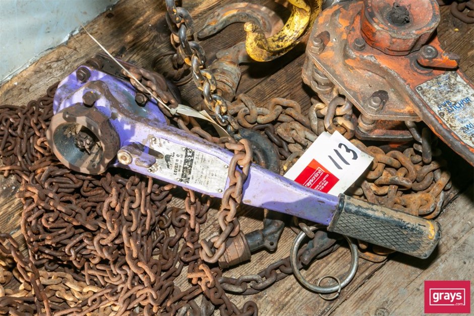 Beaver Chain Lever Block Auction (0114-5048830) | Grays Australia