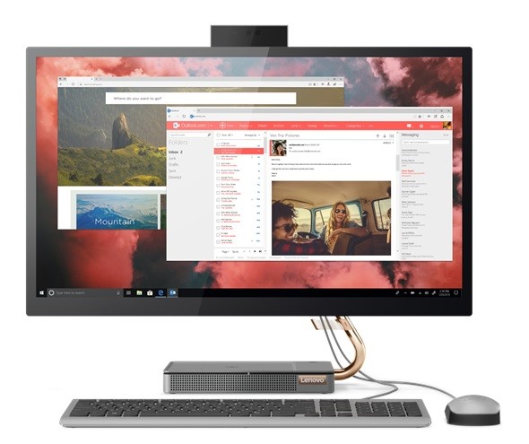 Lenovo IdeaCentre A540-27ICB 27-inch All-in-One PC, Grey Auction (0002 ...