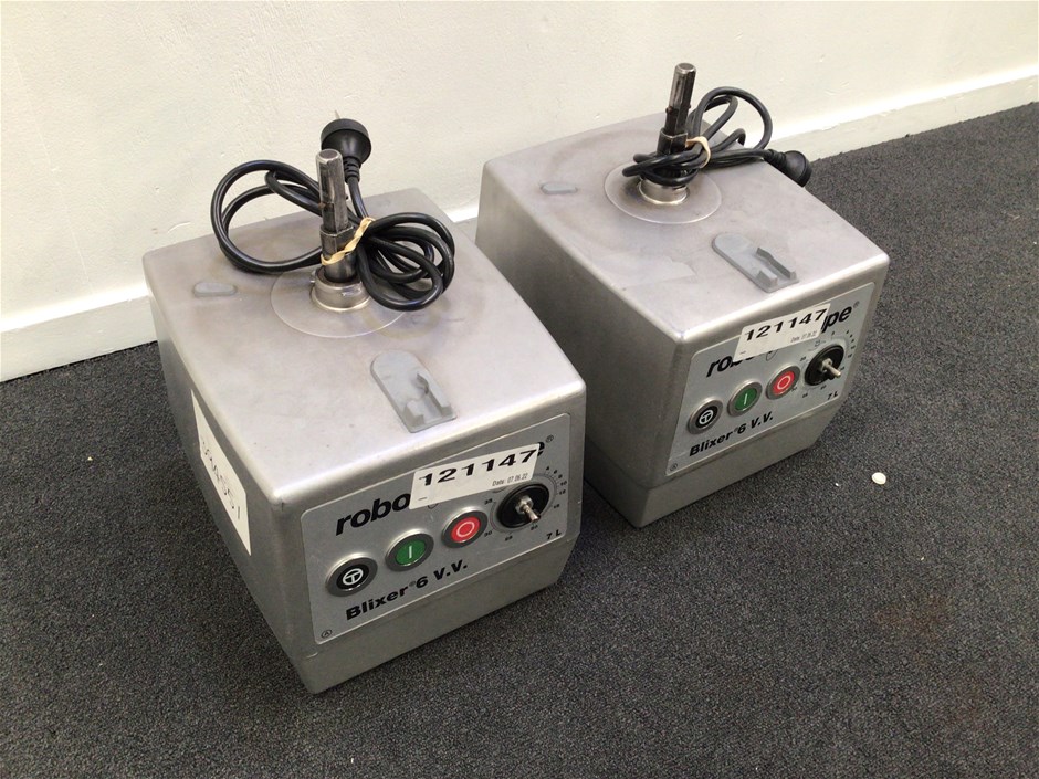 2x Robot Coupe BLIXER 6 V.V A Blixer Auction (0022-7040988) | Grays ...