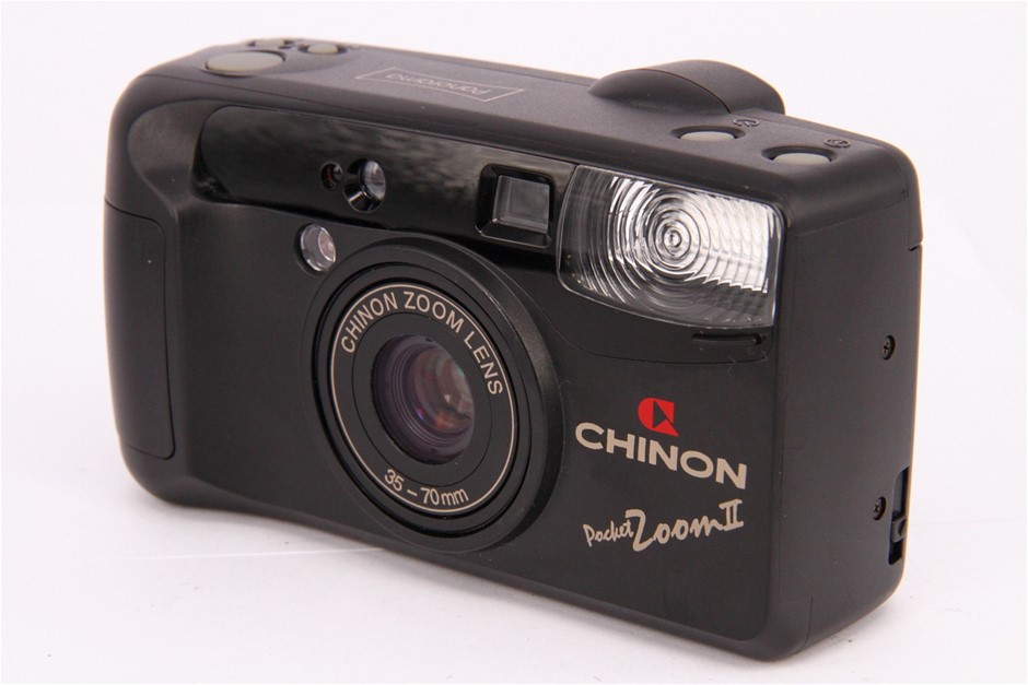 Chinon POCKET ZOOM II QD compact 35mm film camera Professionally ...