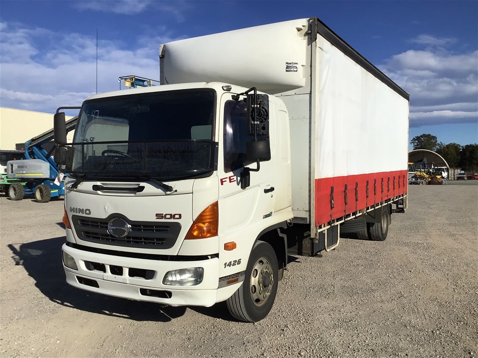 2012 Hino 500 4 x 2 Curtainsider/Pantech Rigid Truck Auction (0001 ...