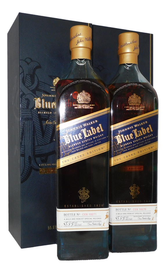 Johnnie Walker Blue Label the Casks Edition (2x 1L) Auction (0050 ...