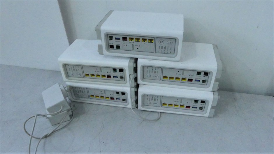 (5- Pack) Telstra LH1000 600 Mbps 4-Port Wi-Fi Hotspot Modem Auction ...