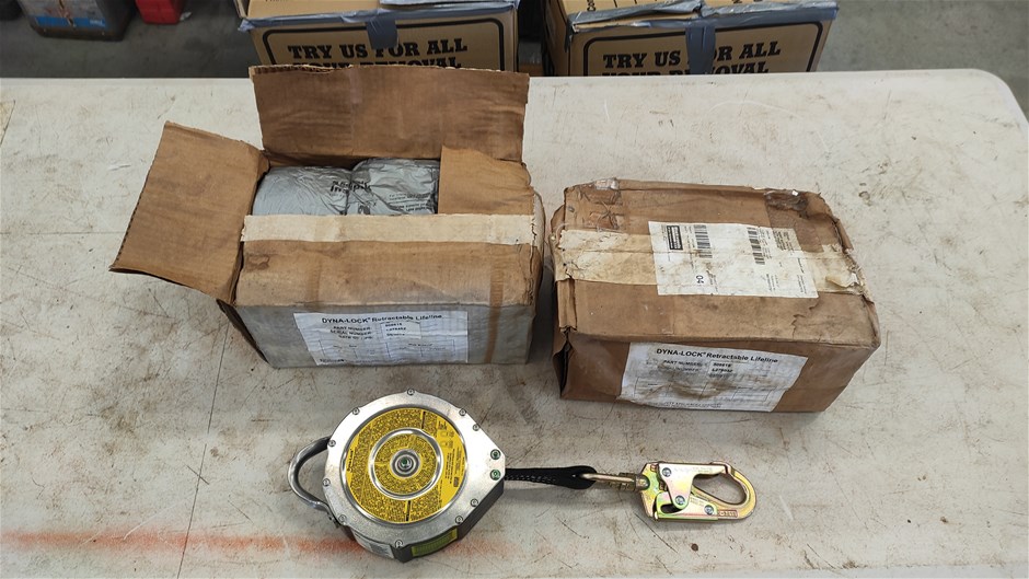 2x Dyna-lock Retractable Lifelines Auction (0012-9033324) | Grays Australia