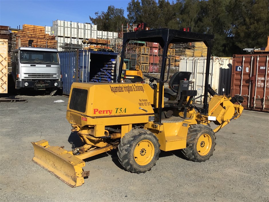 Perry T5A Aquamaster Irrigation & Drainage Trencher Auction (0001 ...