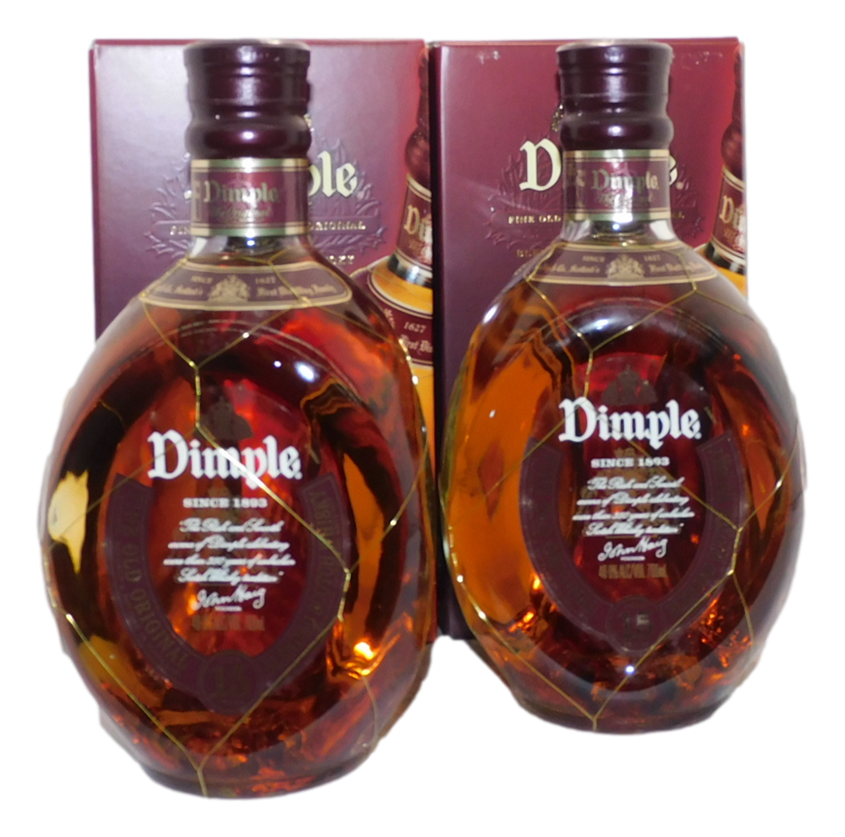 Dimple Blended Malt Whiskey Aged 15 Years (2 x700mL) Auction (0002 ...