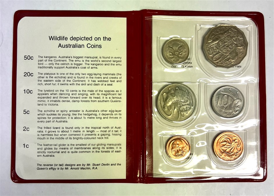 1981 Royal Australian Mint collector coin set Auction (0021-2544841 ...