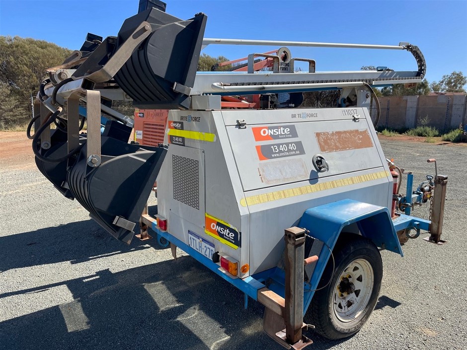 2010 Briteforce LS6K Lighting Tower - 6,000w (Meekatharra) Auction ...