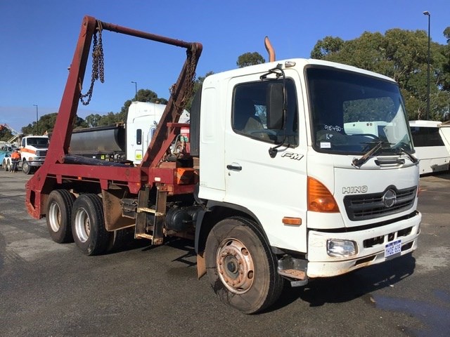 2003 Hino FM 6x4 Skip Bin Truck Auction (0008-9032795) | Grays Australia