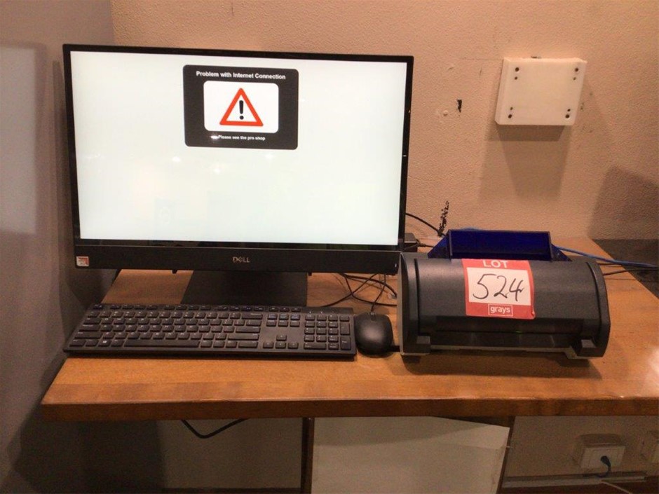 Dell All-in-One Computer with Witek Scanner Auction (0524-7039911 ...