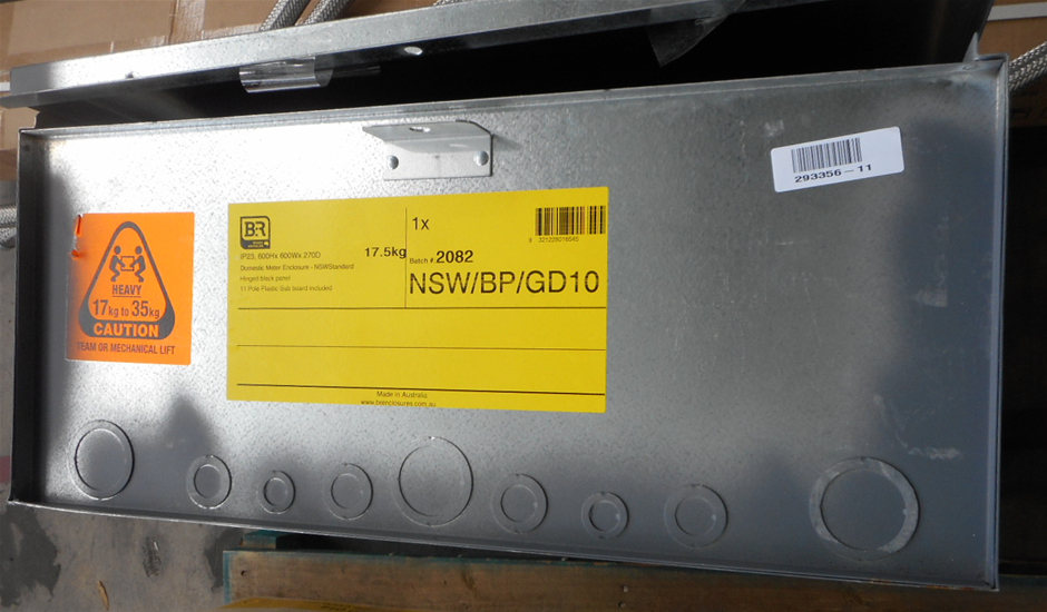 1 x Domestic Meter Enclosure- NSW Standard Auction (0033-5050056 ...