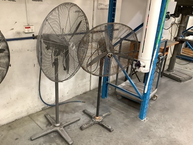 2 x Assorted Industrial Fans Auction (0035-9033332) | Grays Australia