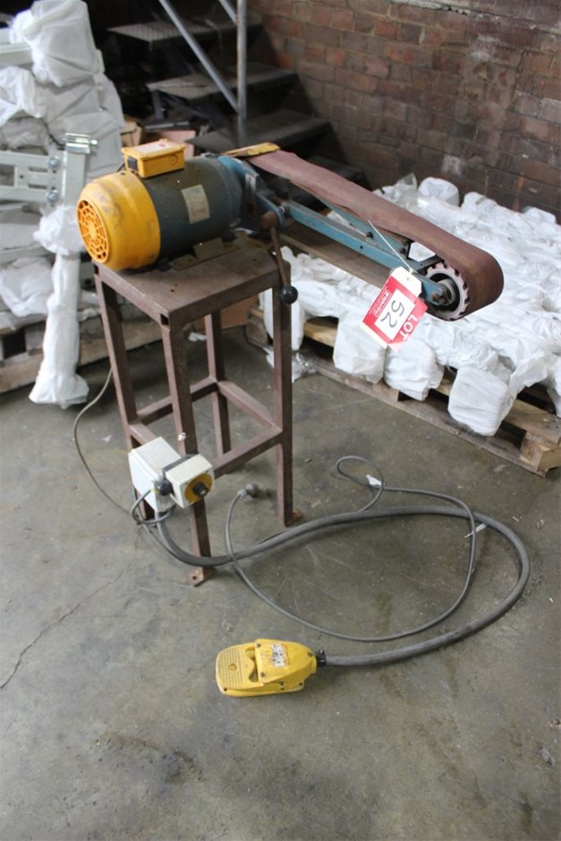 Free Standing Belt Sander on Stand Auction (0052-5049675) | Grays Australia
