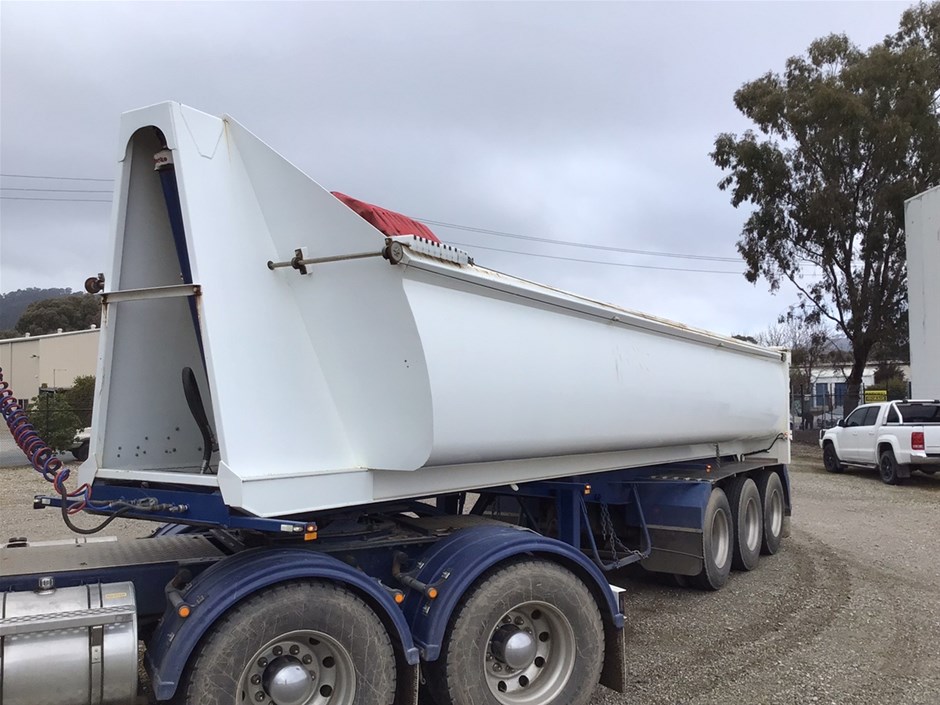 2014 Custom Quip Engineering TR1470 Triaxle Tipper Trailer Auction ...