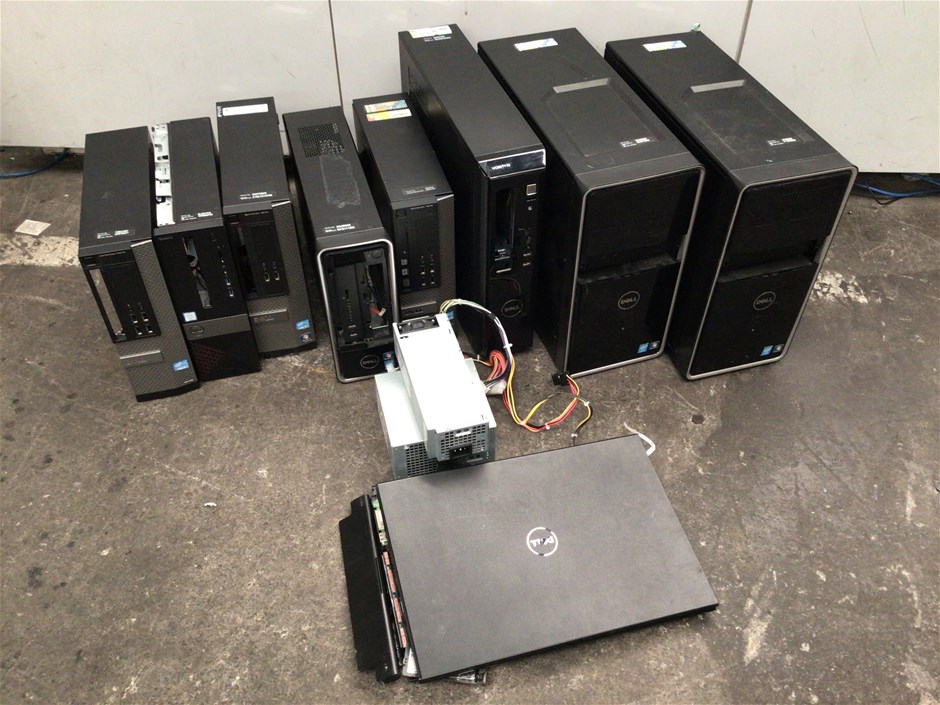 9 x Assorted Dell Computer/Laptop Components Auction (0008-7123202 ...