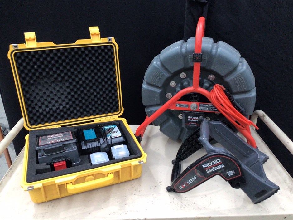 Ridgid SeeSnake Mini Camera & Ridgid Navitrack Scout Locator Auction ...