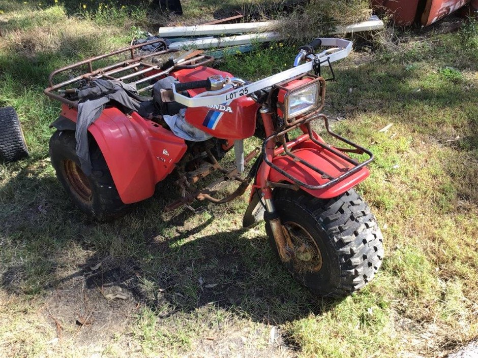 Honda Big Red Trike with Stripped Down Engine Auction (0025-7040697 ...