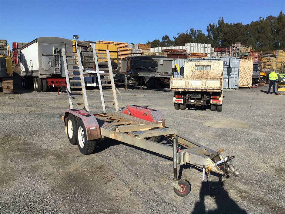2012 AUSWIDE Equipment Tandem Plant Lead Trailer Auction (0053-5049928 ...