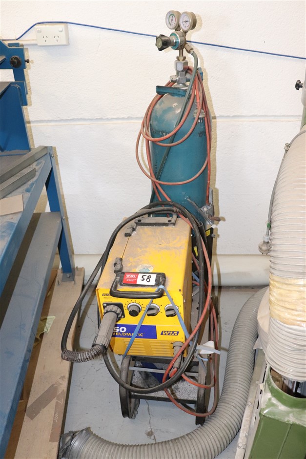 WIA 150 Weldmatic Mig Welder Fitted to Mobile Stand Auction (0041 ...