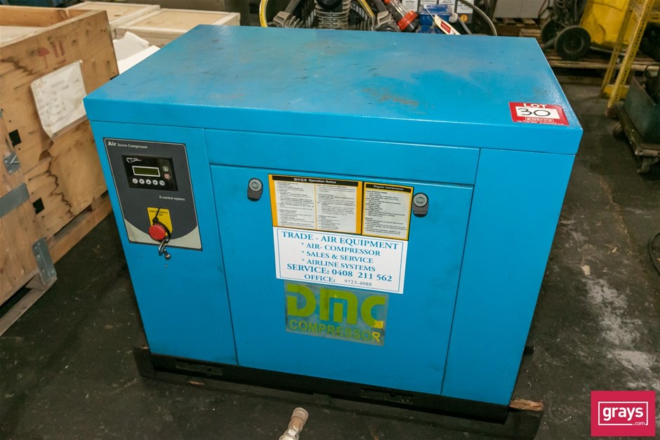 DMC Pack-7 Air Screw Compressor Auction (0030-5049851) | Grays Australia