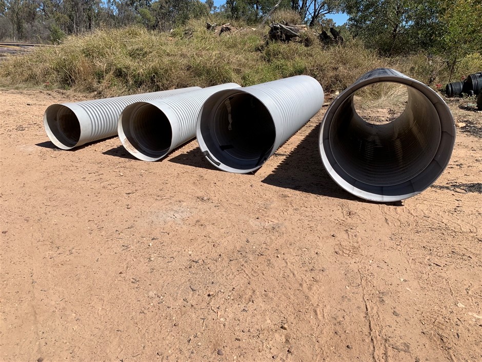 New Storm Pro Grey Drainage/Culvert Pipe Auction (0226-7040637) | Grays ...