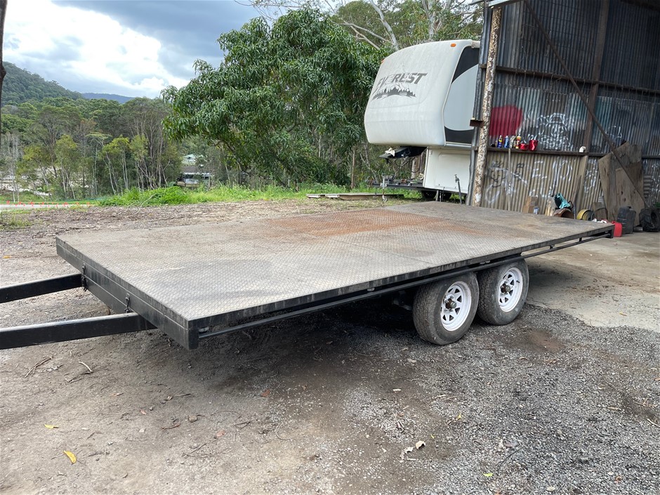 Homemade Tilt Car Trailer Auction (0022-7040903) | Grays Australia
