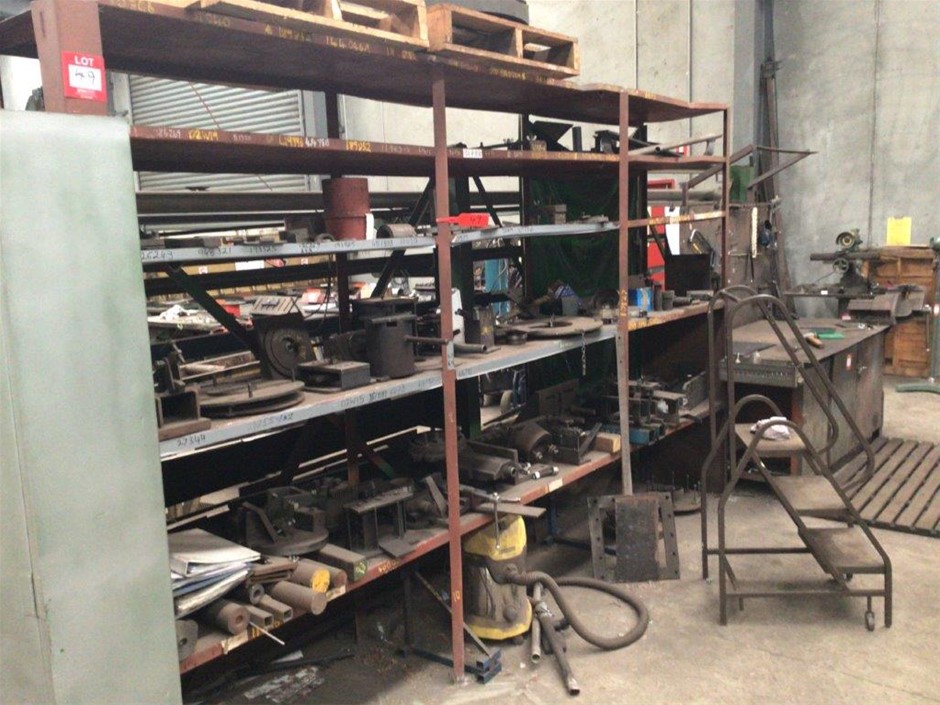 Steel Fabricated 4 Tier Storage Rack Auction (0049-3023480) | Grays ...