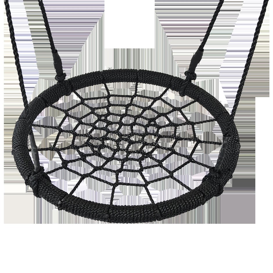 Buy Kids Rope Swing Round Outdoor Birds Crows Nest Spider Web Swing ...